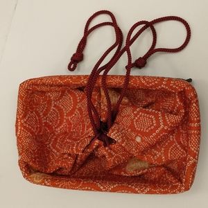 Vintage | Bags | Kinchaku Drawstring Purse Traditional Japanese Kimono ...
